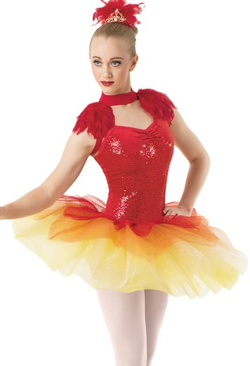 Weissman® | Firebird Ballet Dress w/ Platter Tutu