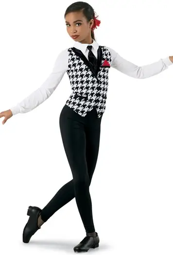 Weissman® | Houndstooth Vest and Leggings