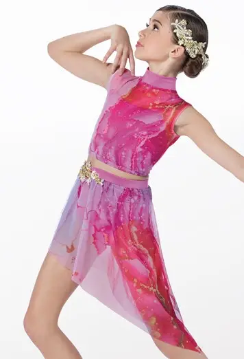 Marbled Print Dance Costume Set | Weissman®