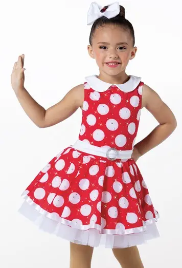 Retro Foil Dot Tap Dress Dance Costume | Weissman®