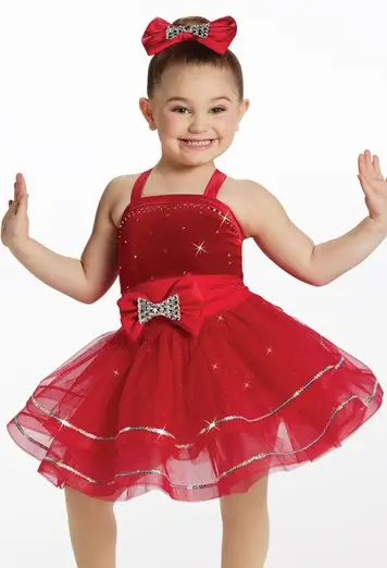 Velvet Crystal Tap Dress For Dance | Weissman®