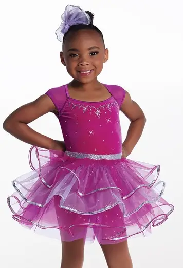 Crystal Cap Sleeve Tap Dance Dress | Weissman®
