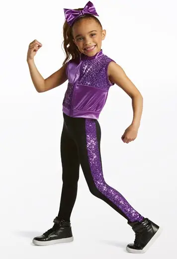 Check Sequin Vest Hip-Hop Costume Set | Weissman®