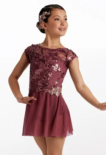 Sequin Lace Cutout Dance Dress | Weissman®