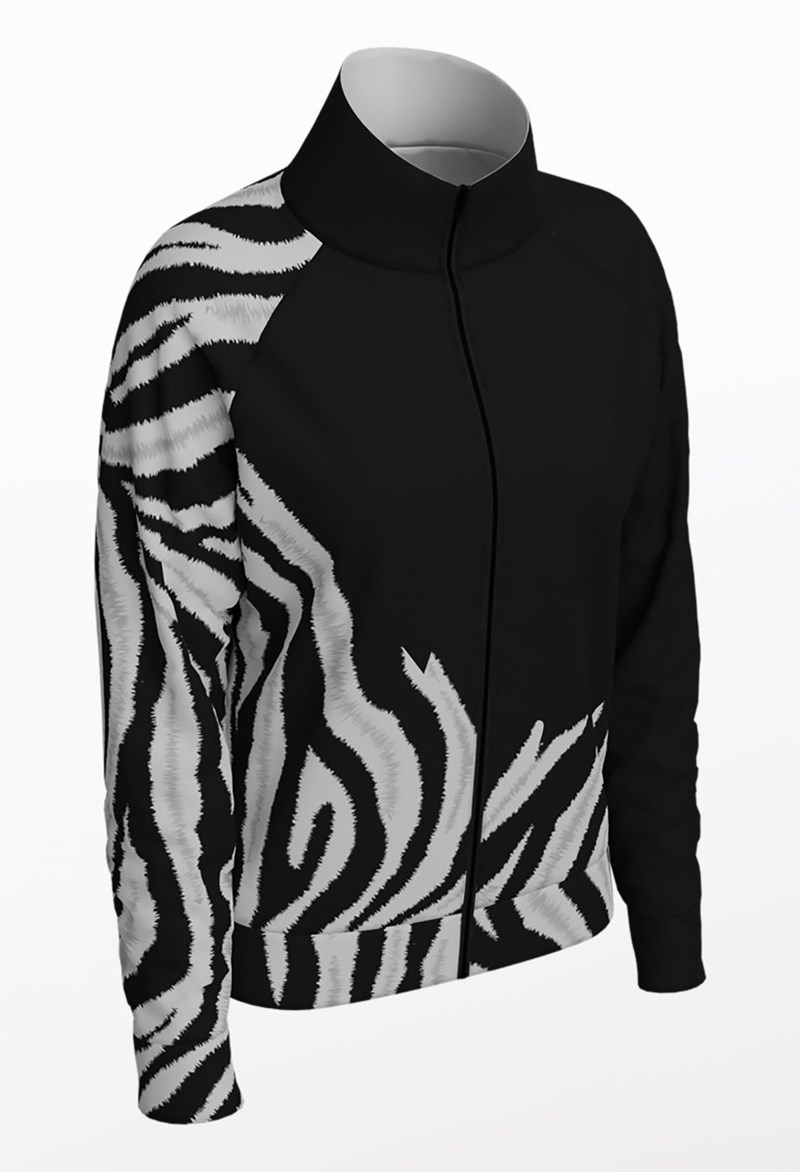Zebra Print Custom Track Jacket | Weissman®