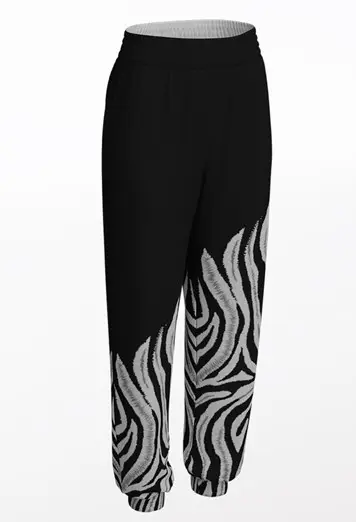 Zebra Print Custom Jogger Pants | Weissman®