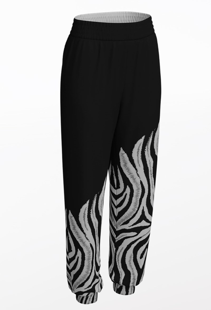 Zebra Print Custom Jogger Pants | Weissman®