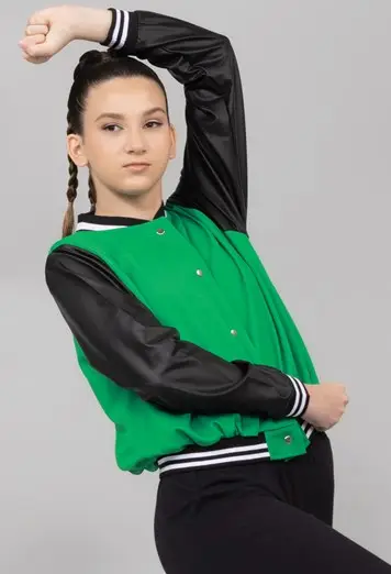 Striped Trim Varsity Jacket For Dance | Weissman®