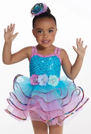 Rainbow Flower Tap Dress Dance Costume | Weissman®