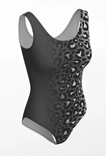 Cheetah Fade Print Custom Tank Leotard | Weissman®
