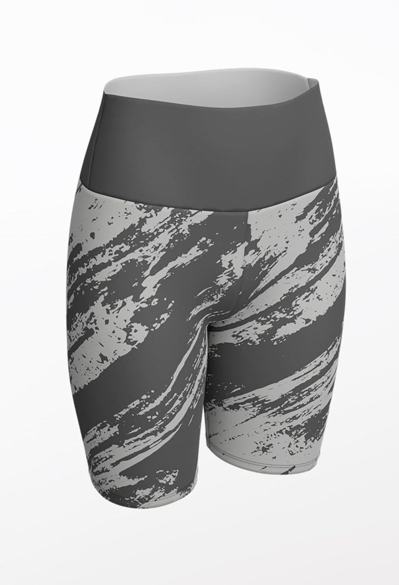 Painterly Print Custom Bike Shorts | Weissman®