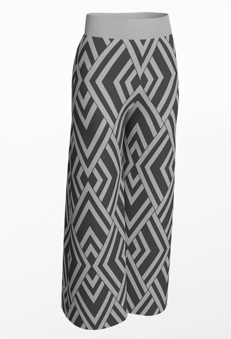 Geo Chevron Custom Wide Leg Pants | Weissman®