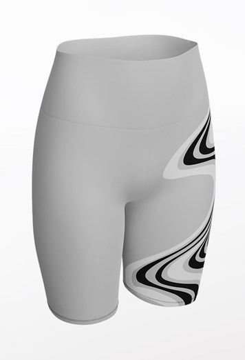 Ripple Print Custom Bike Shorts | Weissman®