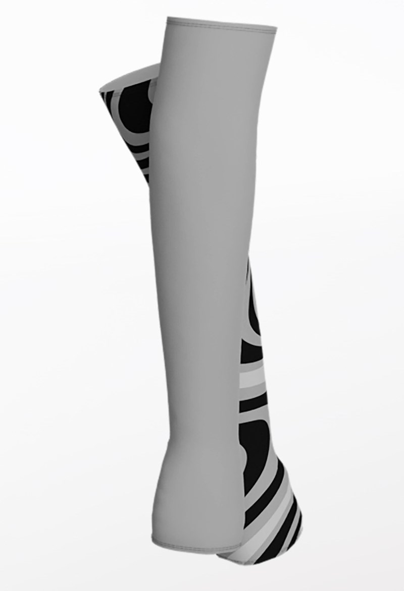 Ripple Print Custom Fingerless Gloves | Weissman®