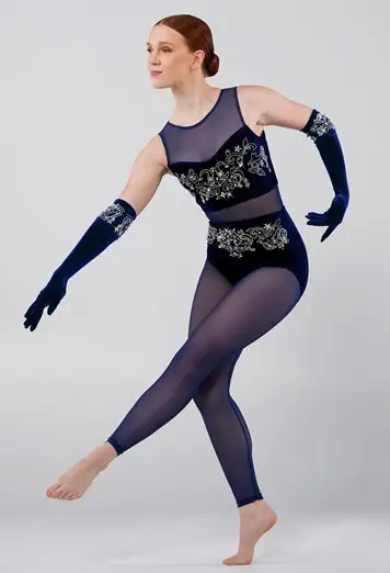 Embroidered Unitard Dance Costume | Weissman®