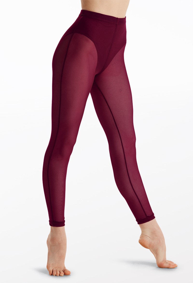 Power Mesh Natural Waist Leggings | Weissman®