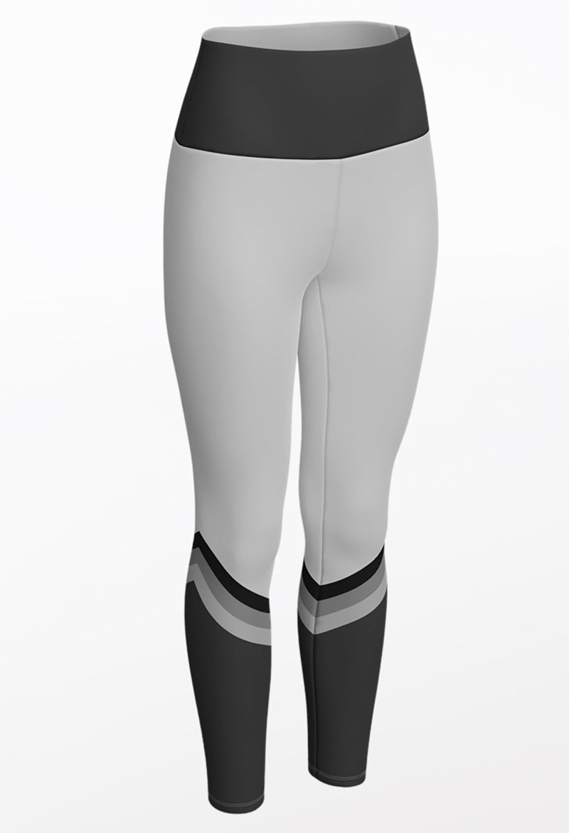 Chevron Print Custom Dance Leggings | Weissman®