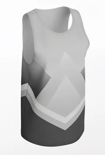 Triangular Custom Scoop Neck Tank Top | Weissman®