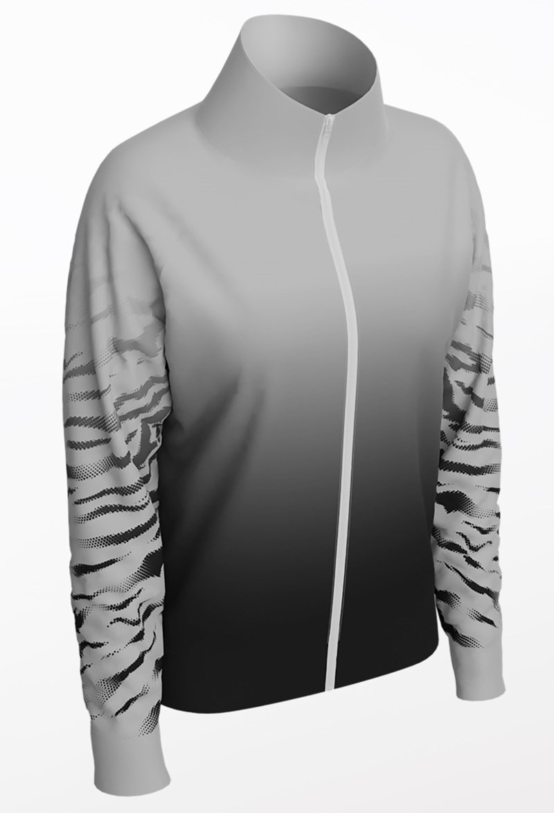 Tiger Fade Print Custom Track Jacket | Weissman®