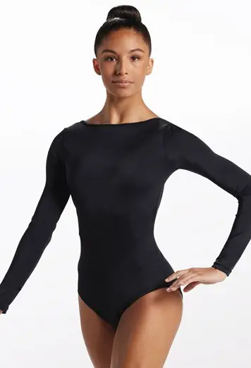 Adjustable Strap Open Back Dance Leotard | Balera™