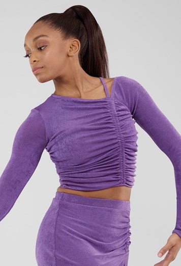 Asymmetric Ruched Top