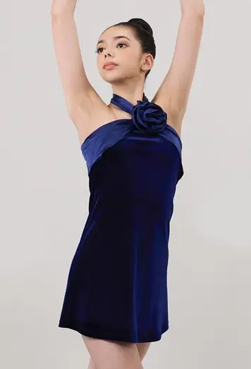 Rosette Velvet Dress Dance Costume | Weissman®