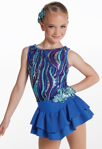Wavy Sequin Tiered Dress Jazz Costume | Weissman®
