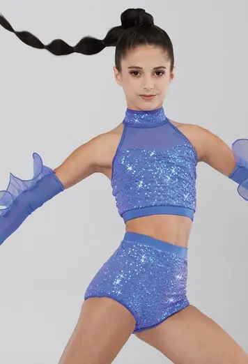 Iridescent Dance Costume with Gloves | Weissman®