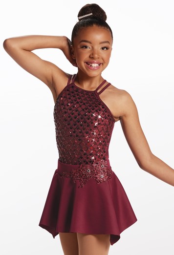 Crosshatch Sequin Combo Dance Costume | Weissman®