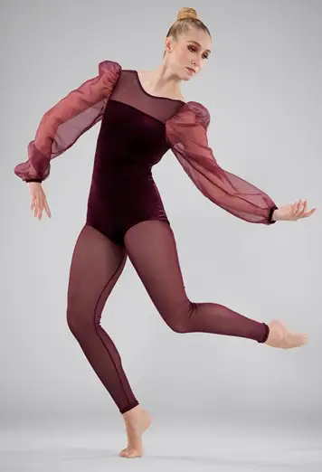 Volume Sleeve Unitard Dance Costume | Weissman®