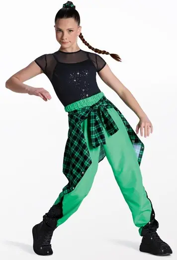 Plaid Flannel & Joggers Set for Dance | Weissman®