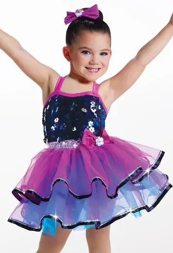 Flower Sequin Tap Dress Dance Costume | Weissman®