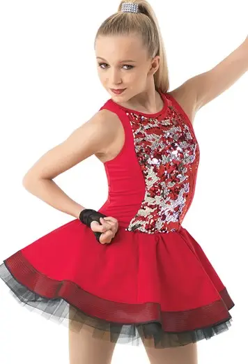 Weissman® | Two-Way Ultra Sparkle & Twill Dress