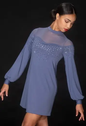 Crystal Blouson Dance Dress | Ivy Sky Performance®