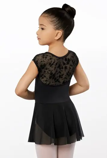 Kids Floral Cap Sleeve Boat Neck Dress | Weissman®