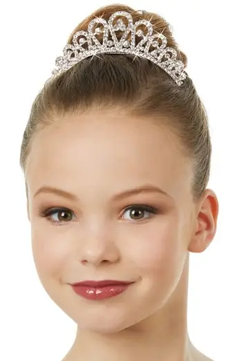 Medium Silver Rhinestone Tiara With Comb | Balera™