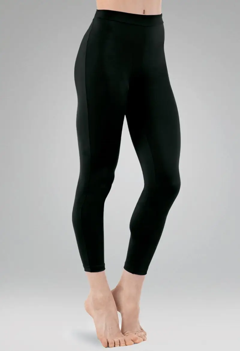 Cropped Matte Nylon Dance Leggings | Balera™