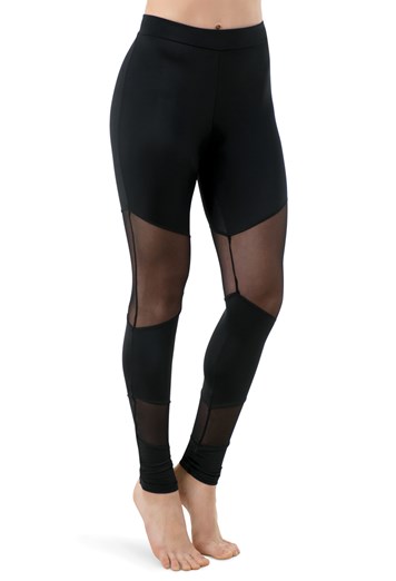 Mesh Wrap Ankle Length Dance Leggings | Balera™