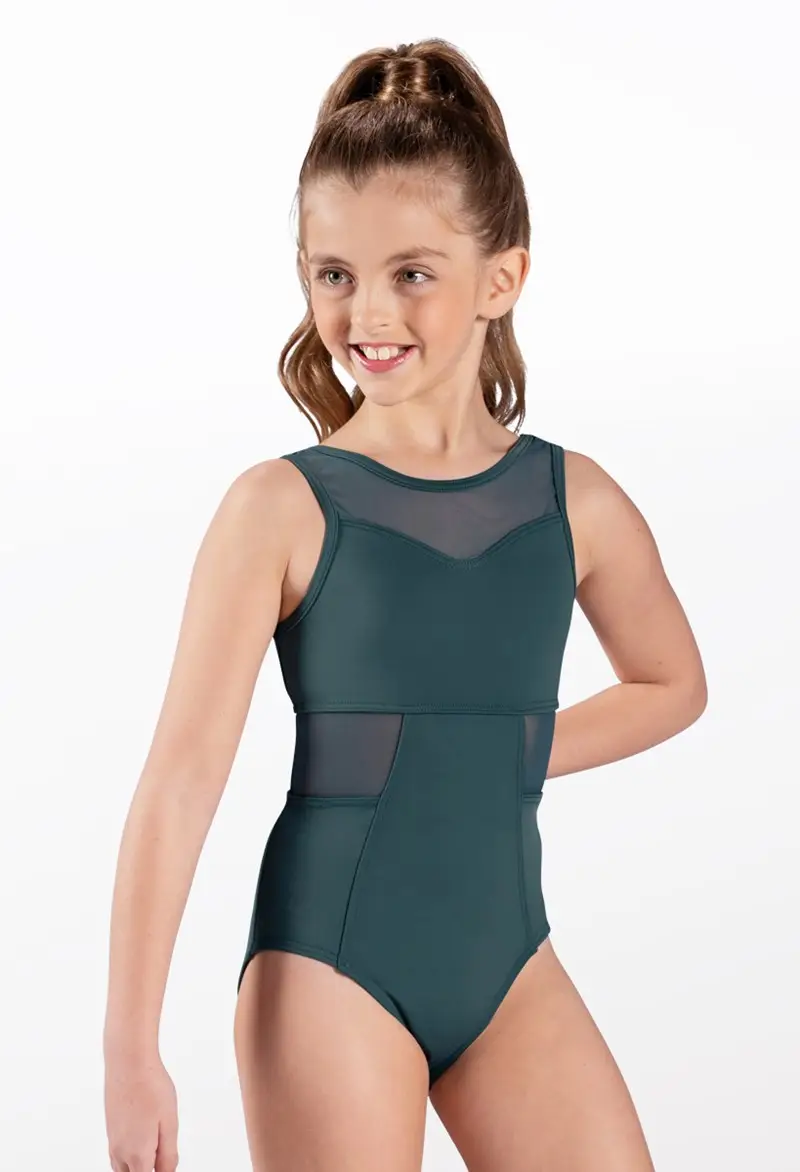 Sweetheart Power Mesh Cutouts Leotard | Balera™