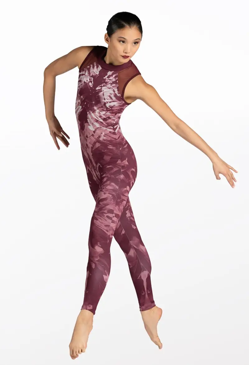 Ink Blot Print Unitard | Weissman®